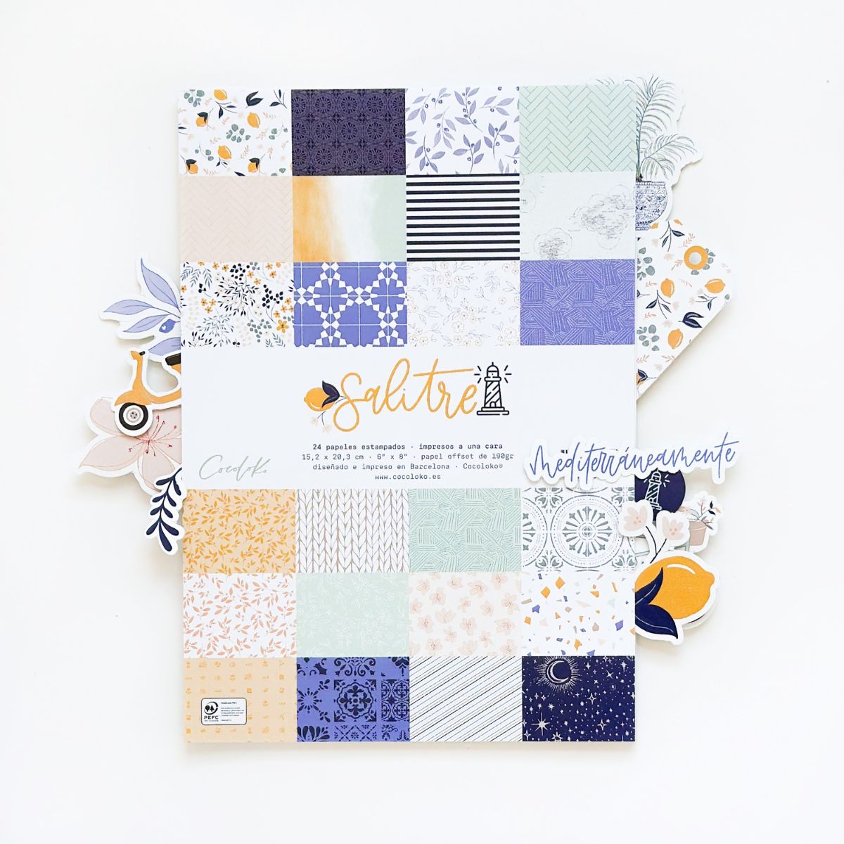 Salitre · Colección scrapbooking mediterráneo Cocoloko